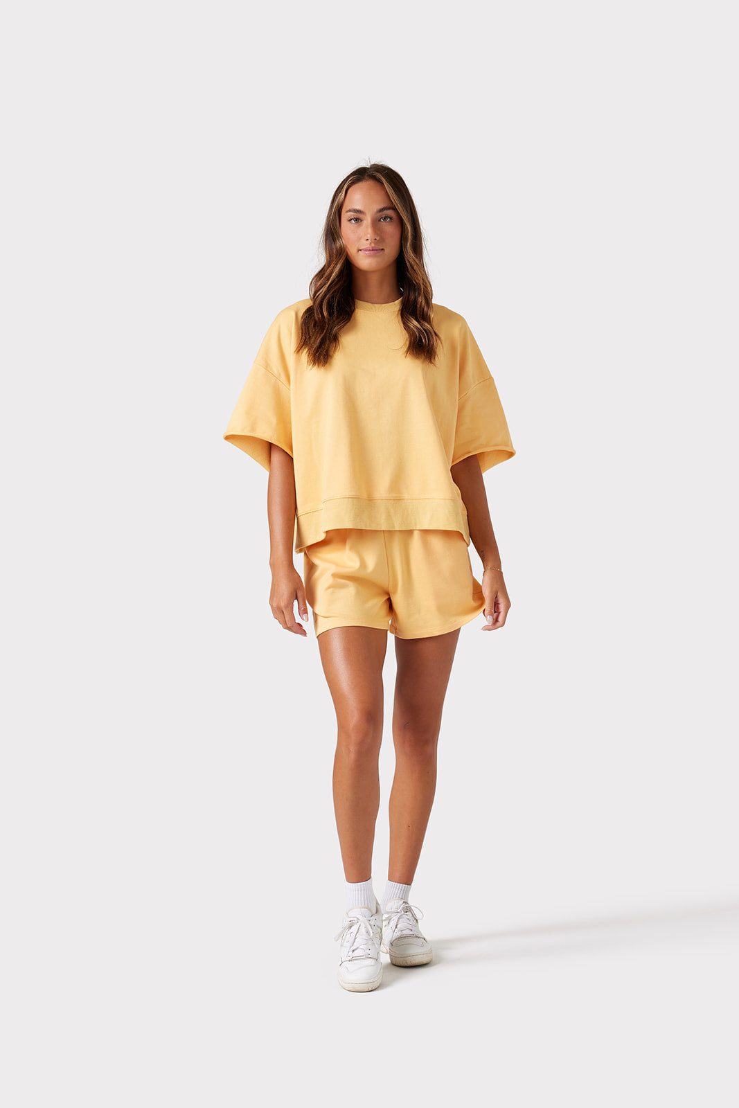 EVERYDAY CROPPED CREW - CREAMSICLE – FINATICS